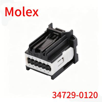 China Molex 34729-0120 Micro-Fit 3.0 Plug Housing 7 Circuits 2.00mm Pitch Wire-to-Board Connector White PBT for sale