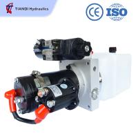China 24V 0.5Kw Hydraulic Power Unit with 2L Tank and Solenoid Valve for sale