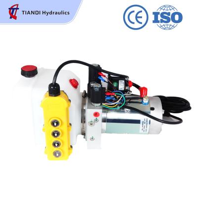 China 12v Dc Small Compact Hydraulic Power Unit Industrial Portable Electric For Flying Wing Car for sale