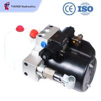 China DC 24V 2Kw Double Acting Hydraulic Power Pack For Trailer Dump Truck for sale