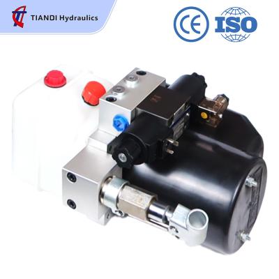 China DC 24V 2Kw Double Acting Hydraulic Power Pack For Trailer Dump Truck for sale