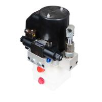 China 24V DC 1.6kw Double-Acting Hydraulic Power Pack For Trailer And Dump Truck Remote Optional for sale