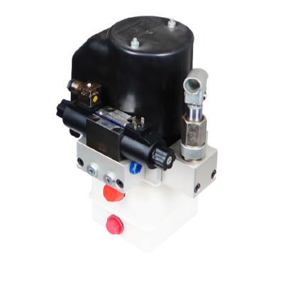 China 24V DC 1.6kw Double-Acting Hydraulic Power Pack For Trailer And Dump Truck Remote Optional for sale