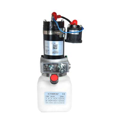 China DC 12V 24V 0.8kw Double Acting Hydraulic Power Pack for Pallet Truck Trailer Forklift Hydraulic Power Unit for sale