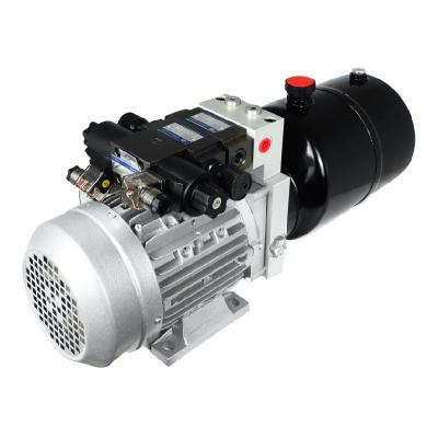 China AC 380V 1.5kw Double-Acting Hydraulic Power Unit Horizontal Mounting Power Pack for Lifting Machine Lifting Platform Dock Leveler Cargo Elevator for sale