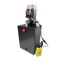 China DC 12V 1.6kw Single Acting Hydraulic Power Unit with 12L Steel Tank 2 Push Button Switches for Lifter, Wreckers, Stacker for sale