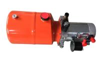 China Orange 6L Steel Tank DC Compact Hydraulic Power Unit for Dump Trailer for sale