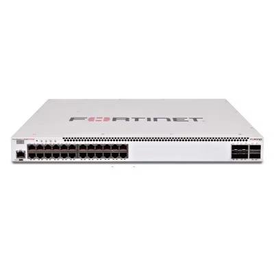 China Fortinet FS-524D-FPOE 24-Port Network Switch with 600Mbps Threat Protection, 4x 10GE SFP+ & 2x 40GE QSFP+ Ports for sale