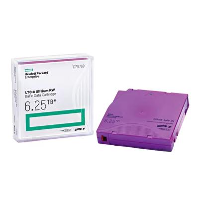 China HPE LTO-6 Ultrium 6.25TB RW Data Cartridge C7976A Server Storage 1 Pack for sale