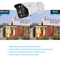 China HILVISION C2240TD-10J PoE White Bullet Camera with Built-in Siren H.265 2MP Night Vision for sale