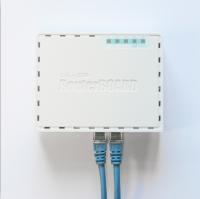 China MikroTik RB750Gr3 5 Port Gigabit Router Dual Core 880MHz CPU 256MB RAM RouterOS L4 for sale