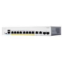 China Stock GE C1300-8FP-2G Combo Network Switch Full PoE 8-Port with 2x1G SNMP LACP QoS Stackable Function for sale