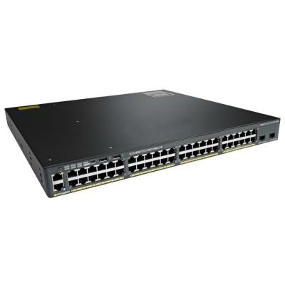 China Cisco WS-C3650-48TD-E 48 Port Gigabit Ethernet Switch with 2x10G Uplink 250G Switching Capacity for sale