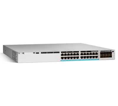 China C9300-24T-E 24 Port Managed Gigabit Switch 4x1G SFP 350W AC Network Essentials for sale