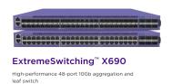 China Summit X690-48x-2q-4c 48 Port 10Gb SFP Network Switch 128G Capacity 10/100/1000Mbps for sale
