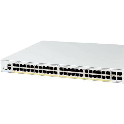China C1300-48FP-4G 48 Port Gigabit PoE+ Network Switch 250Gbps 4x1G SFP LACP for sale