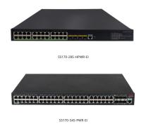 China 48-Port Gigabit PoE+ L2 Managed Switch with 6x 10G SFP+ Slots S5170-54S-PWR-EI for sale