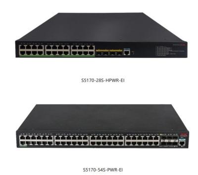China 48-Port Gigabit PoE+ L2 Managed Switch with 6x 10G SFP+ Slots S5170-54S-PWR-EI for sale