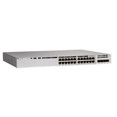 China Cisco C9200L-24P-4X-E 24-Port PoE+ Gigabit Switch with 4x10G Uplink 250Gbps for sale