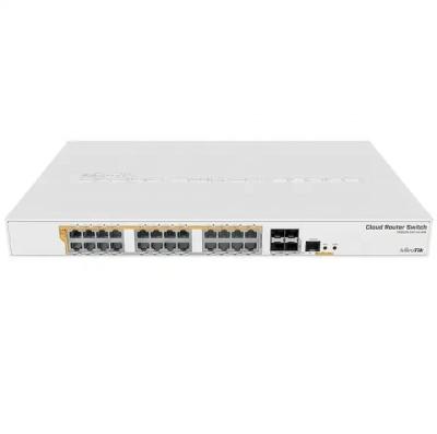 China Mikrotik CRS328-24P-4S RM 24 Port PoE Gigabit Managed Switch with 10G SFP Uplink for sale