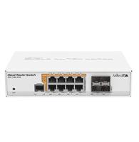 China 8 Port Gigabit PoE Smart Switch 10/100/1000Mbps 400MHz CPU CRS112-8P-4S-IN for sale