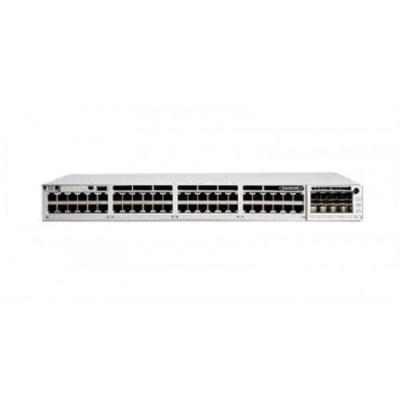China C9300-48P-E 48-Port PoE+ Managed Network Switch 600 Gbps 1U Rack-Mountable for sale