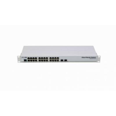 China CRS326-24G-2S RM Dual-Boot Switch 24 Port Gigabit Ethernet 14Gbps Switch for sale