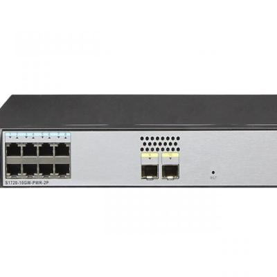 China 8 Port Gigabit Managed PoE+ Switch S1720-10GW-PWR-2P 124W 2 SFP Slots for sale