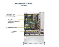 China Private Mold SuperStorage Server 12x 3.5in SAS3 SATA3 Bays 2x 10GbE Intel 4210 CPU 128GB for sale
