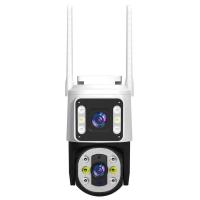 China HILVISION C2440TS-10C Dual Lens PTZ Security Camera 360 Panoramic 20m Night Vision 6x Zoom for sale