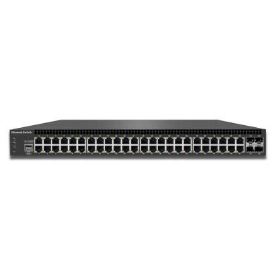 China 48 Port Gigabit PoE+ Managed Switch 4x10G SFP Uplink L3 176Gbps 360W for sale