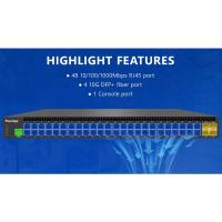 China 48 Port Gigabit PoE+ Managed Switch 4x10G SFP Uplink L3 176Gbps 360W for sale