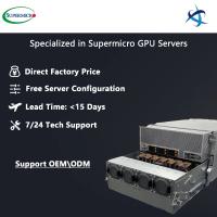 China Original Supermicro 8U GPU Server with 8x A100 GPUs and 32 DIMM Slots for AI HPC for sale