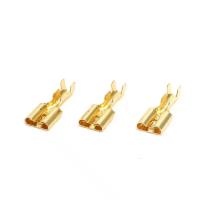 China Gold Plated Metal Stamped Terminals Dependable Crimping Solutions for sale