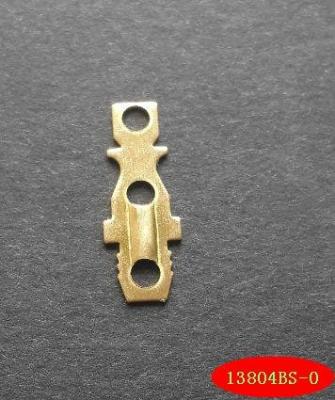 China Two - Head Perforated Stamping Terminal Customized Thickness Auto Wire Terminals for sale