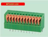 China WT142R-5.08/7.62 spring type terminal block pcb spring terminal block factory direct sales for sale