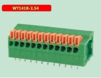 China WT142R-5.08/7.62 spring type terminal block pcb spring terminal block factory direct sales for sale