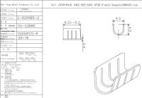 China U - Shaped Pin Terminal Connectors Continuous Automotive Wire Terminals 632 Line 18-22# for sale