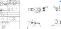 China Straight  187 Terminal Connector  Electroplated Tin Crimping Connectors And Terminals for sale