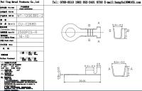 China Custom Made Brass Ground Ring Terminal / Round Wire Terminals Oem Service for sale