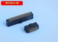 China Double Row Straight Pin Header 2.54 Mm Female Header With Positioning Bumps for sale