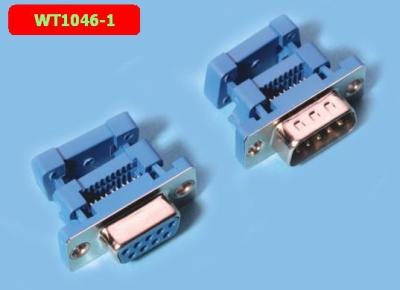 China Ip67 Waterproof  D Sub Power Connector  Crimping Type Internal Pressure WT1046-1 for sale