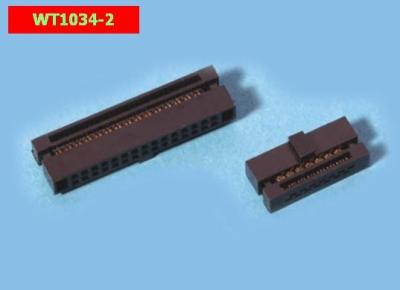 China FC Flat 1.27 Mm Pitch Ribbon Cable Connector PBT V-0 Fire Rating for sale