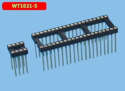 China Professional IC Socket Connector Rectangular PIN LENGTH 11.5/14.3/17.8MM for sale