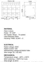 China WT211V-5.0 pcb spring terminal block ，spacing 5.0 ，factory direct sales for sale