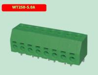 China WT250-5.0A pcb spring type terminal block, spacing 5.0/7.5mm, factory direct sales for sale
