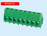 China WT103-5.0 PCB screw terminal block, spacing 5.0mm, factory direct sales for sale
