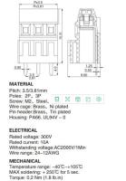 China Professional Terminal Strip Connector 3.5 / 3.81mm Pitch Connector for sale