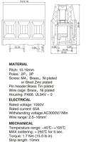 China LL136T-10.16 Mm Pcb Terminal Connector Flexible Design Pcb Screw Terminal for sale