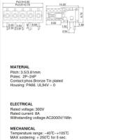China 300V Screw Terminal Block Connector 2P-24P 3.5 / 3.81 Mm  Pitch  Fence Type for sale
